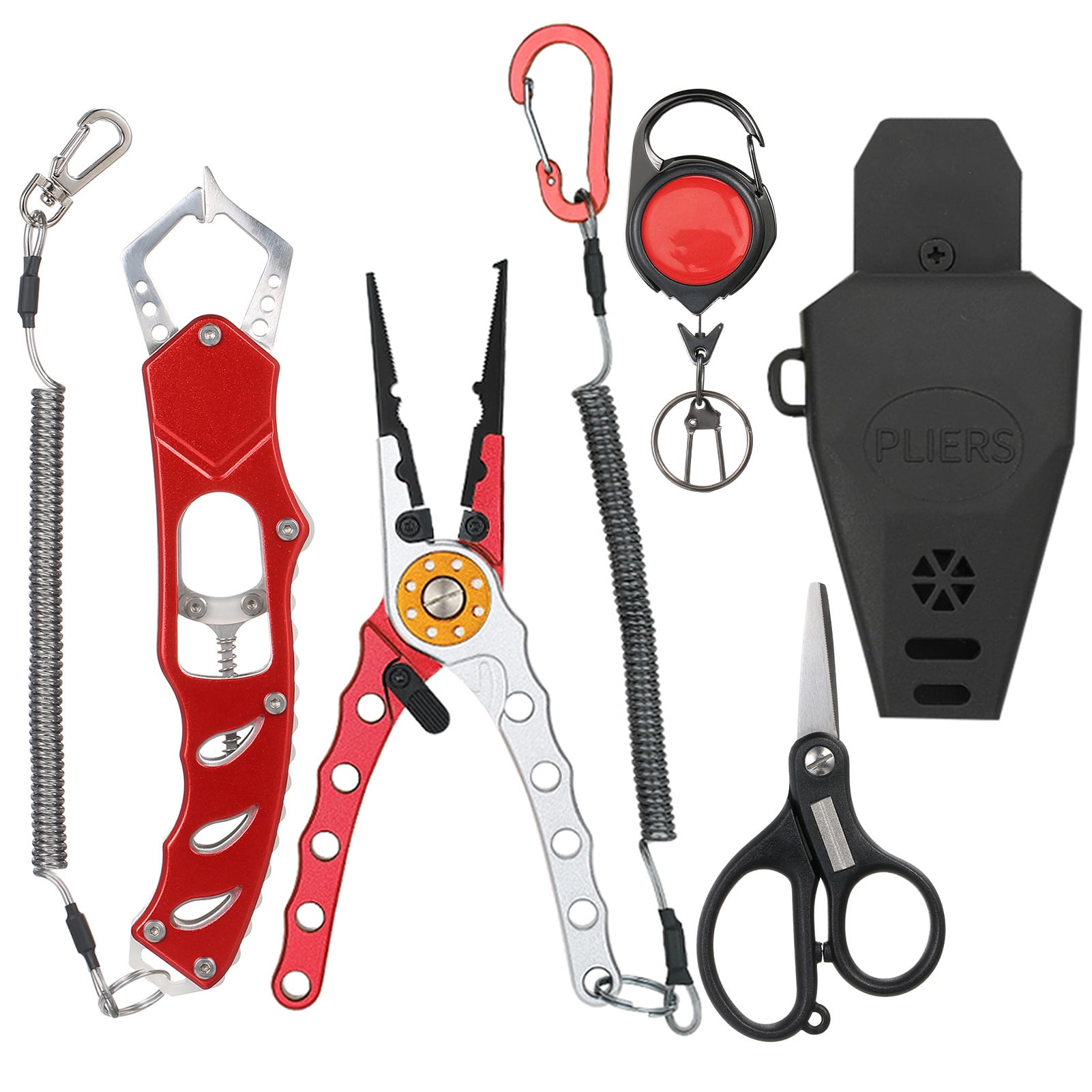 Scissor Multifunctional Fishing Pliers Combo Kit With Scissor Fish ...