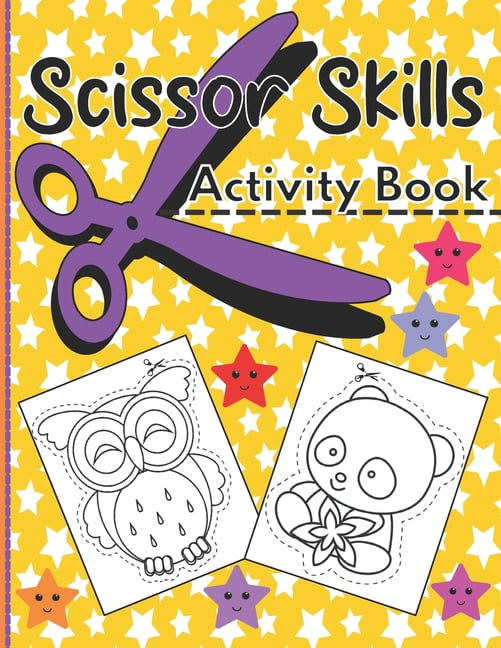 Scissor Skills Activity Book: A Fun Animal Themed Cutting Practice ...