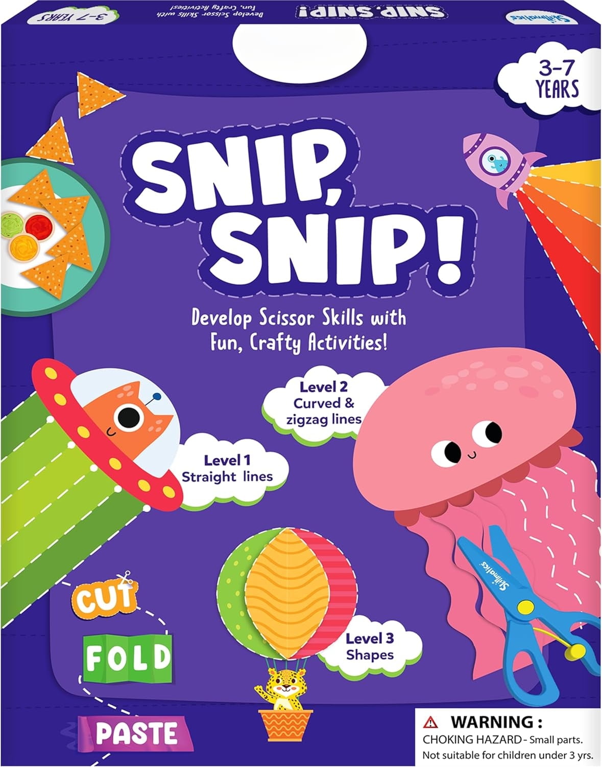 Scissor Skills Activity Book - Snip, Snip, Art & Craft Kit for Kids ...