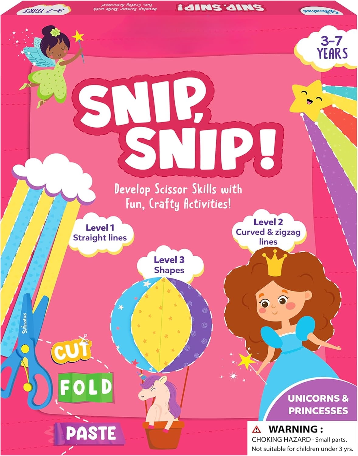 Scissor Skills Activity Book - Snip Snip, Fun Cutting & Creative ...