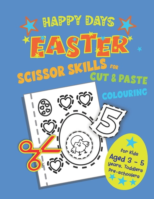 Scissor Skills Activity Books Coloring C Happy Days Scissor Skills for ...