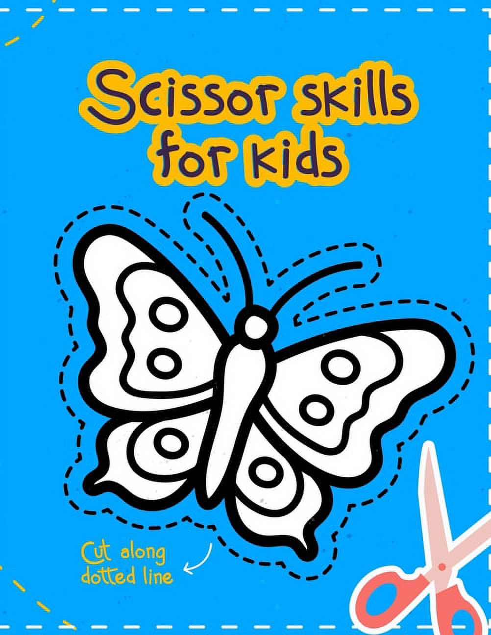 Scissor Skills for Kids: 29 Different Scissor Skills Motifs to Color ...