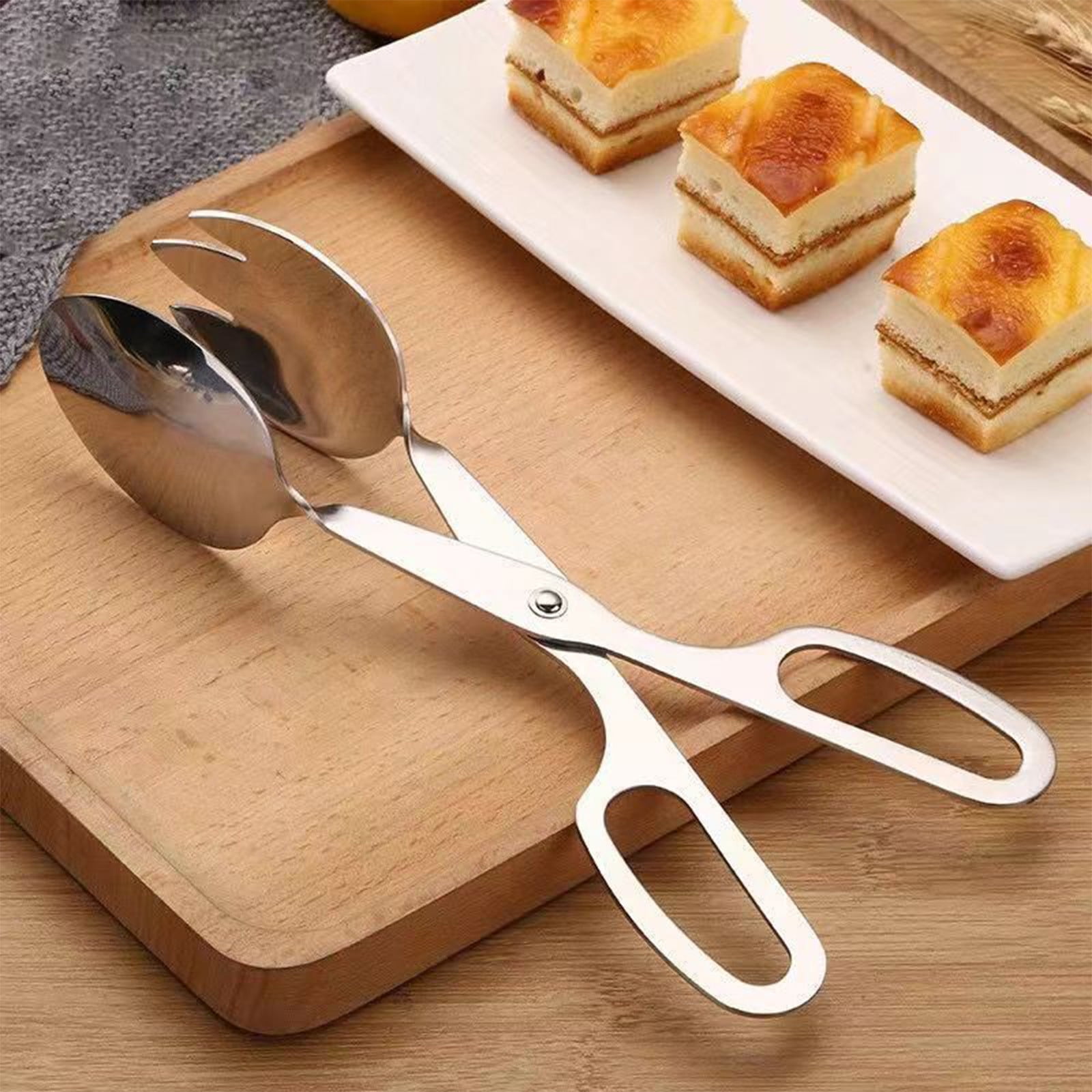 Scissor Steak Tongs Scissors Type Food Clips Kitchen Food Tong Salad ...