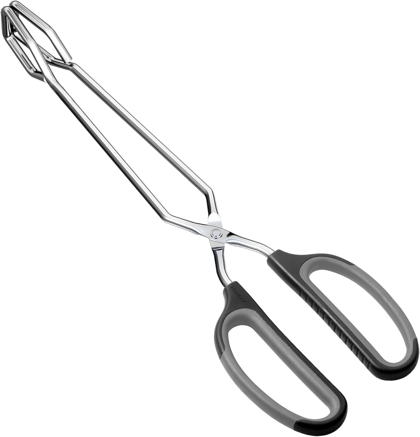 Scissor Tongs with Comfort-Grip Handle 12-Inch Cooking Tongs (Black ...