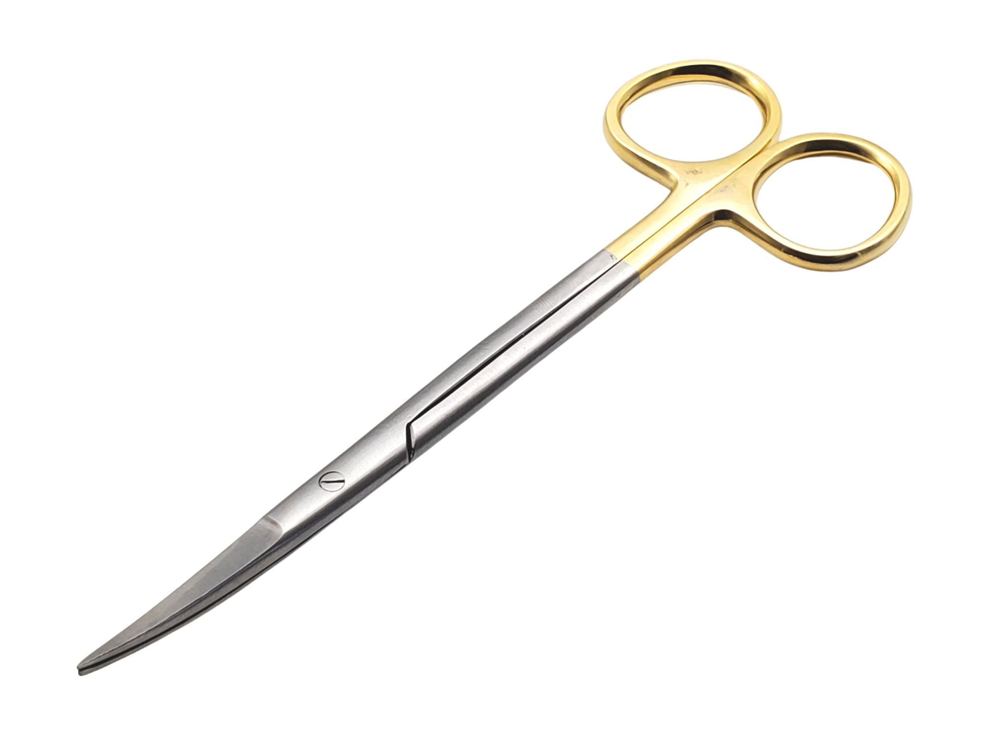 Scissors 5.5 inches Curved Gold Plated Handle With TC Extra Sharp ...