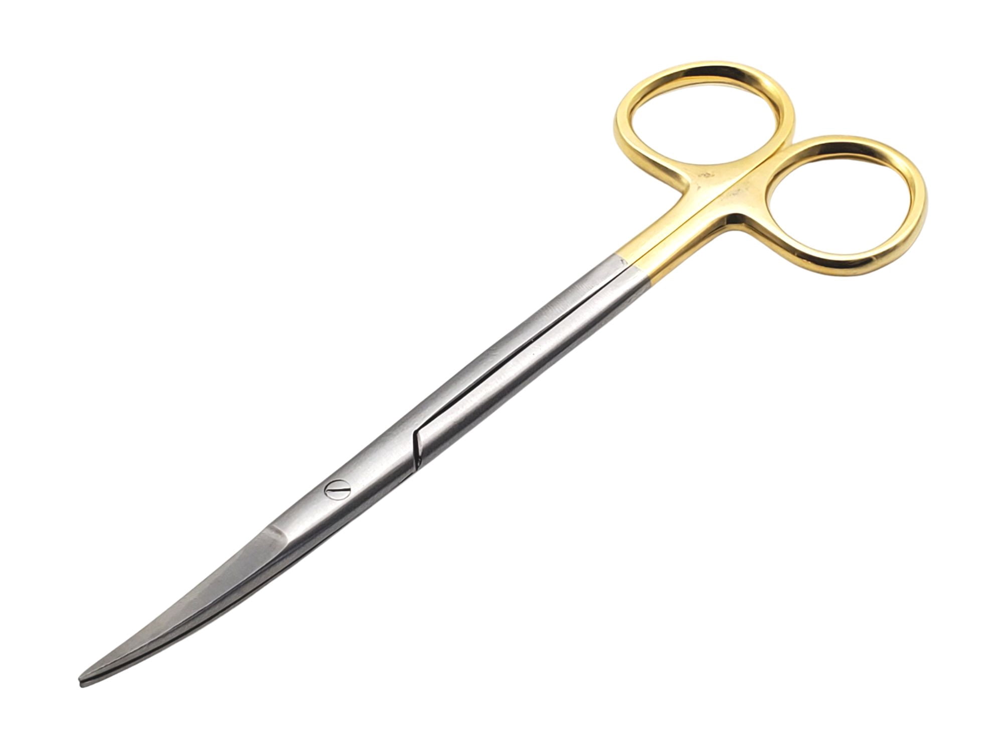 Scissors 5.5 inches Curved Gold Plated Handle With TC Extra Sharp ...