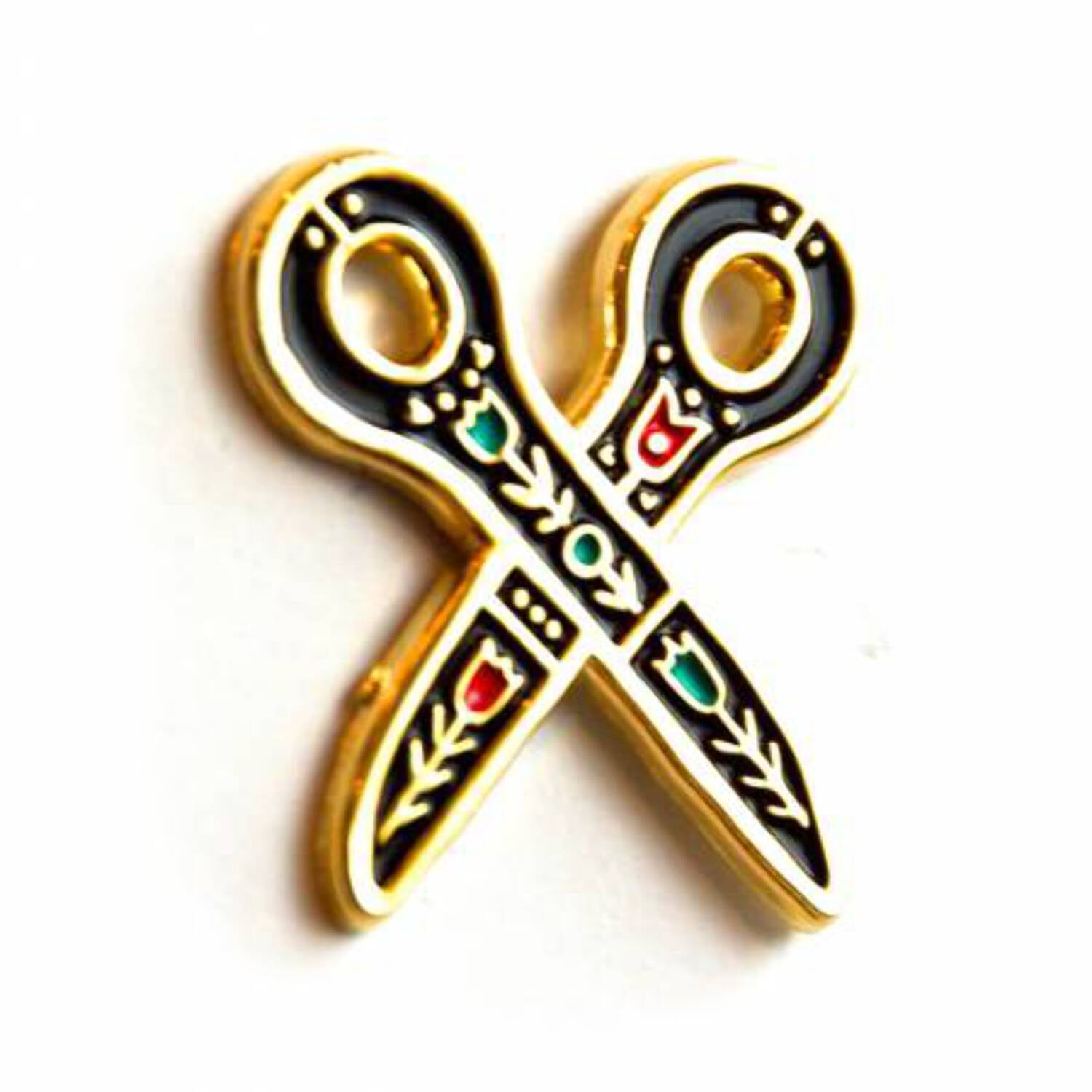 Scissors Enamel Pin - Walmart.com