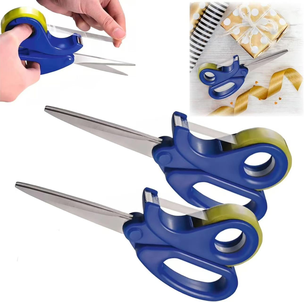 Scissors & Integrated Clear Sticky Tape Dispenser Cutter, Sentdream ...