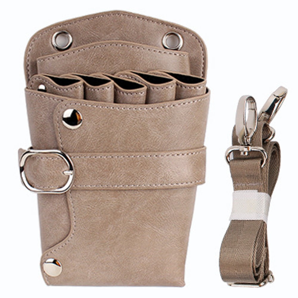 Scissors Pouch PU Leather Salon Barber Hairdressing Scissors Holster Hair Stylist Tools Bag ...
