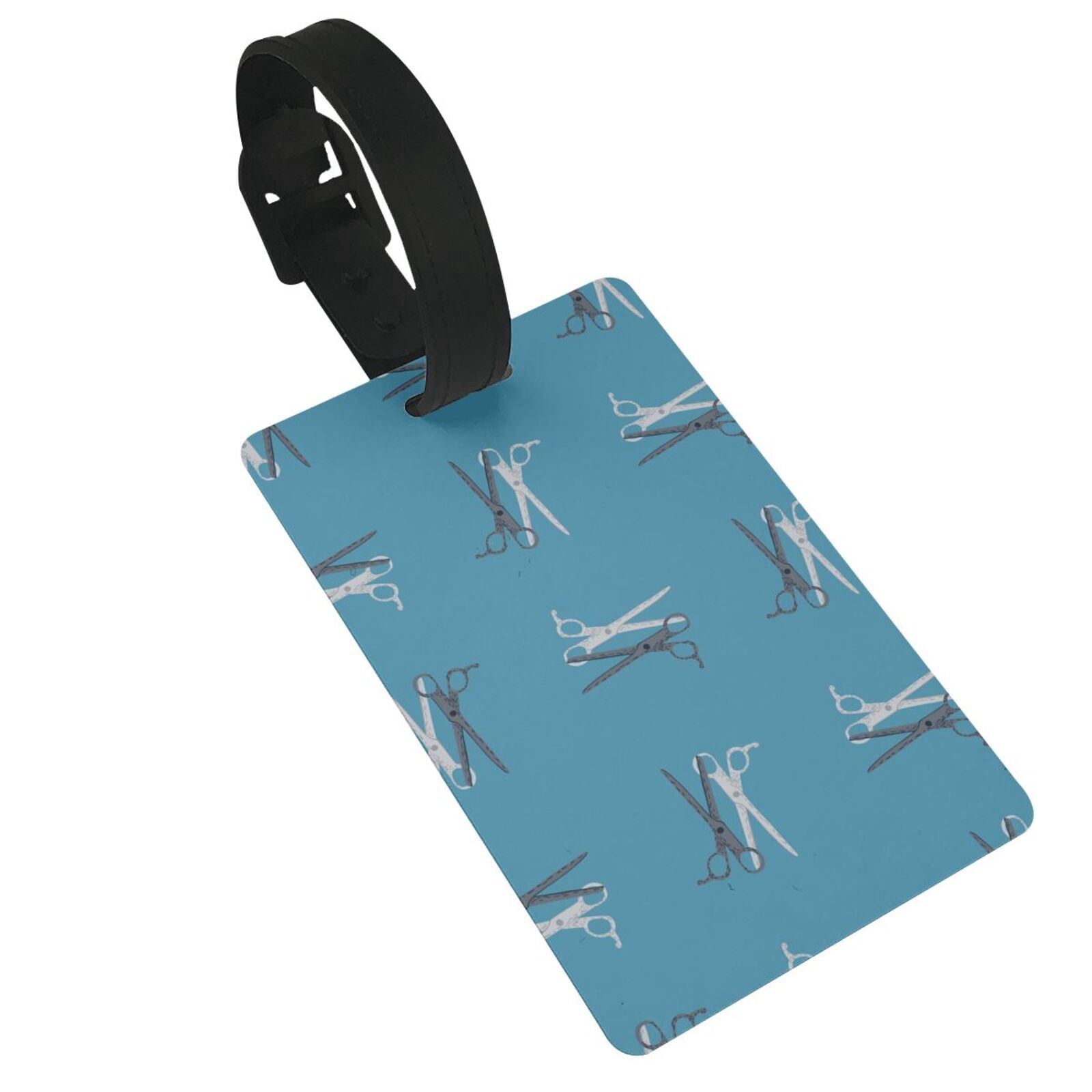 Scissors Retro Salon Luggage Tags Suitcases ID Baggage Identifier Card ...