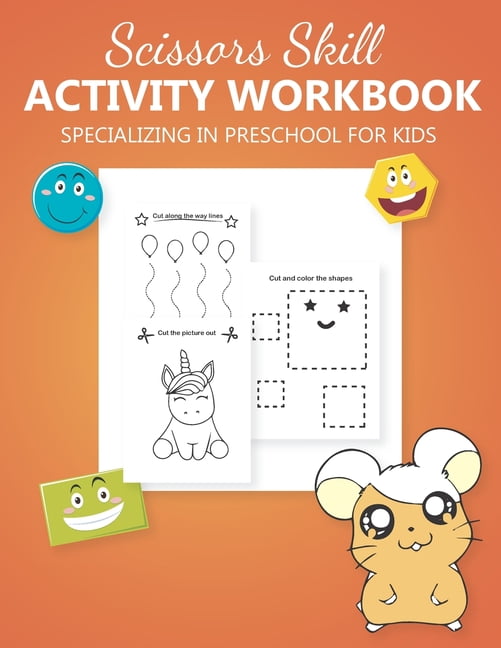 Scissors Skill Activity Workbook Specializing In Preschool for kids ...