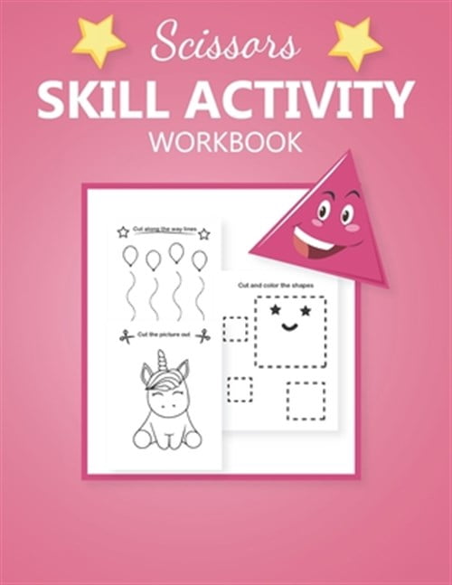 Scissors Skill activity workbook: My First Cutting practice activities ...