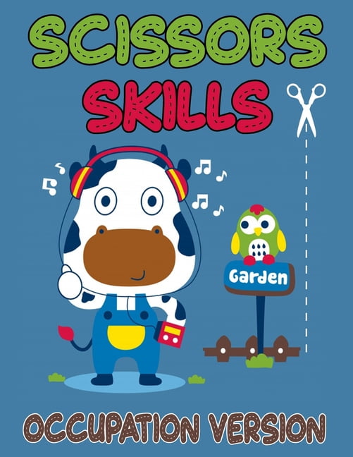 Scissors Skills Occupation Version: Cut and Paste Activity Book for ...