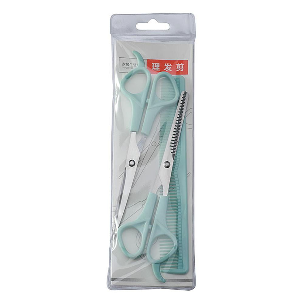 Scissors Three-Piece Set Nordic Blue Children'S Hair Cutting Baby Hair ...