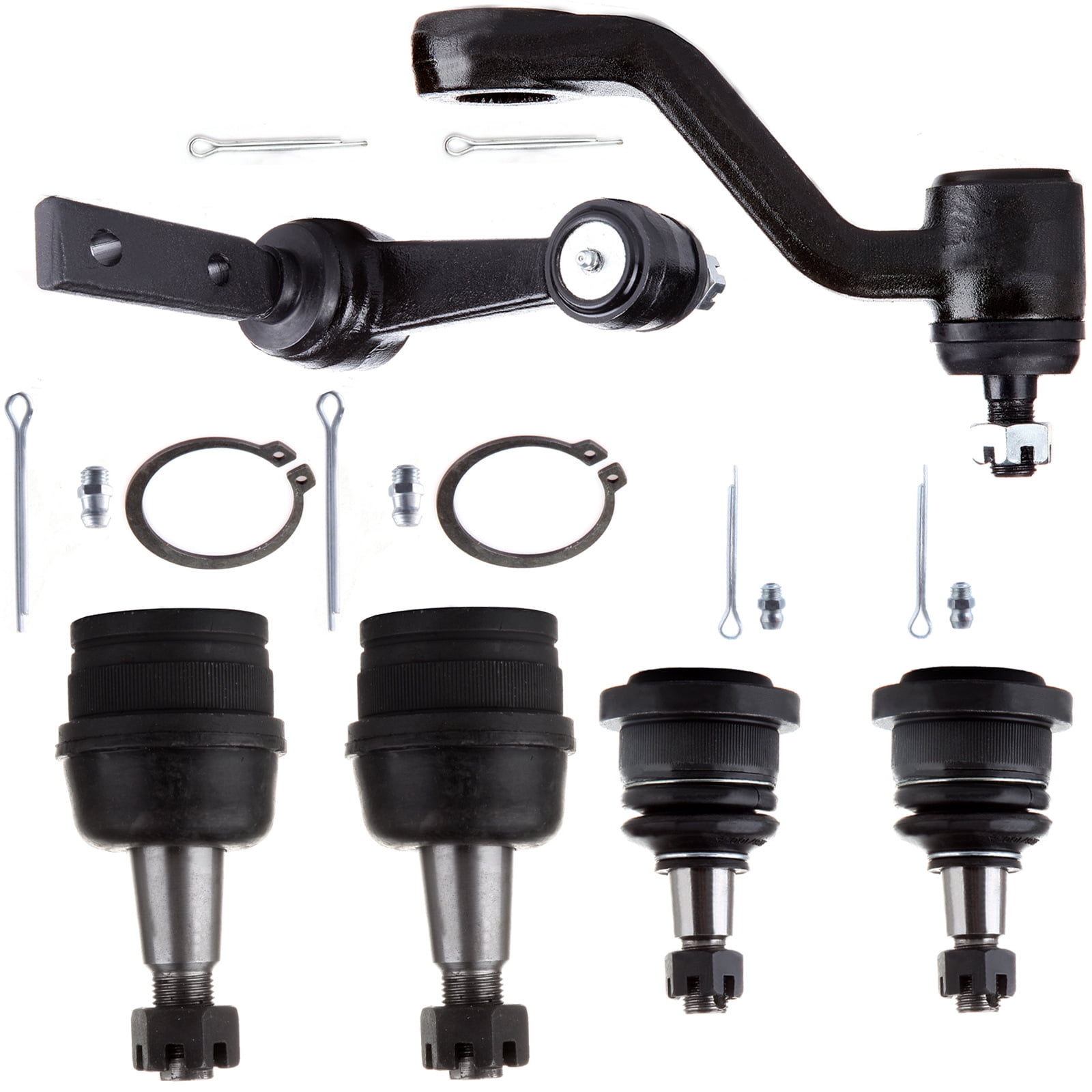 Scitoo 6PCS Ball Joints Upper and Lower Kit Idler Arm Assembly fit 1997-1999 for Dodge RAM 1500 ...