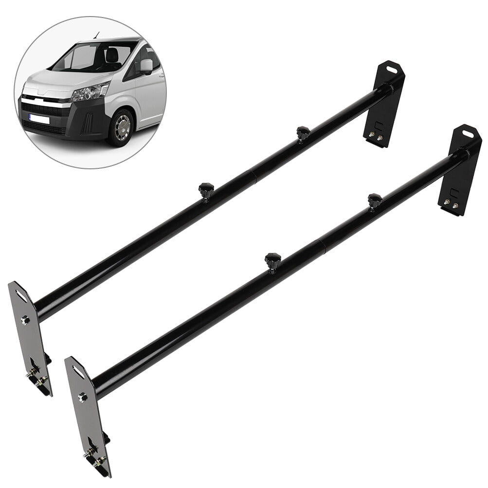 Scitoo Heavy-Duty 2 Bars Van Racks Steel Utility Ladder Truck Pickup ...