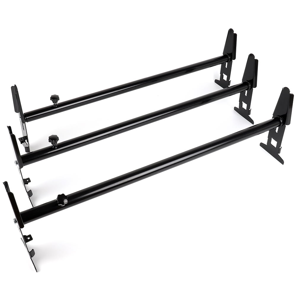 Scitoo Heavy-Duty 3 Bars Steel Utility Ladder Truck Pickup Rack Kayak ...