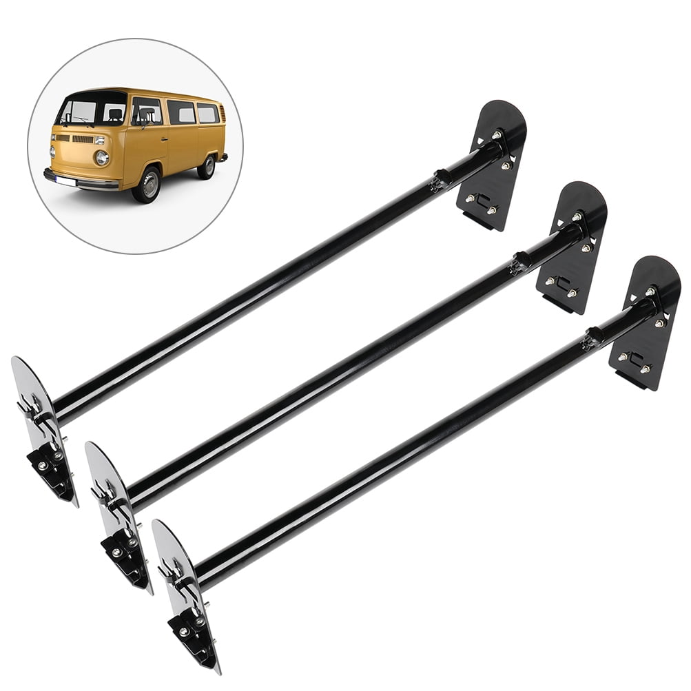 Scitoo Heavy-Duty 3 Bars Steel Utility Ladder Truck Pickup Rack Kayak ...