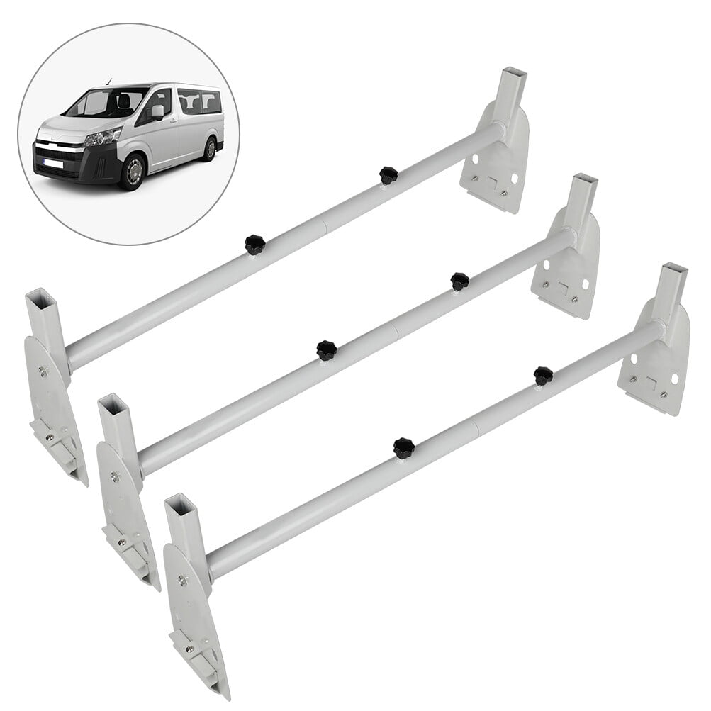 Scitoo Heavy-Duty 3 Bars Steel Utility Ladder Truck Pickup Rack Kayak ...
