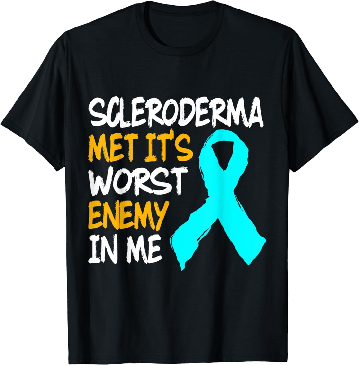 Scleroderma Survivor Warrior Enemy Awareness T-Shirt - Walmart.com
