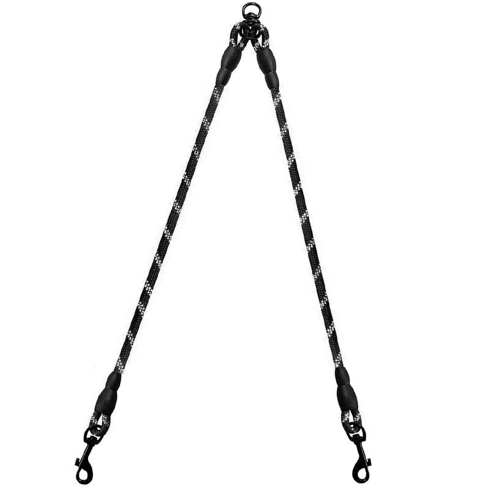 Scmkd Reflective Dual Leash for 2 Dogs - No Tangle Walking Solution ...