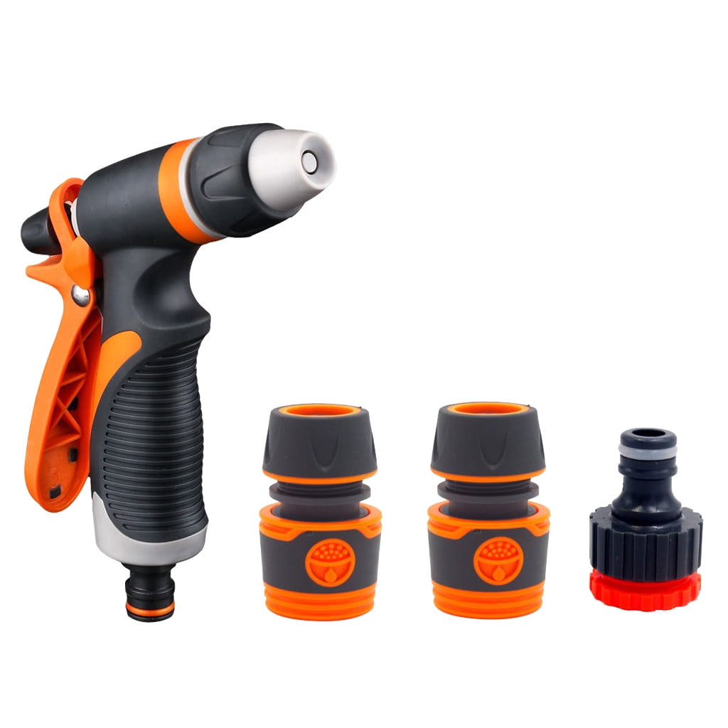 Scnor Garden Water Hose Nozzle Sprayer - High Pressure Heavy Duty Hand ...