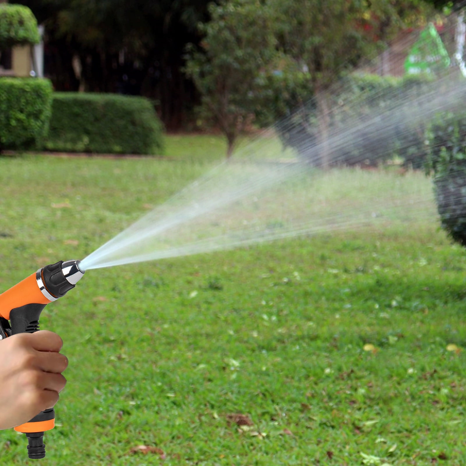 Scnor Garden Water Hose Nozzle Sprayer - High Pressure Heavy Duty Hand ...