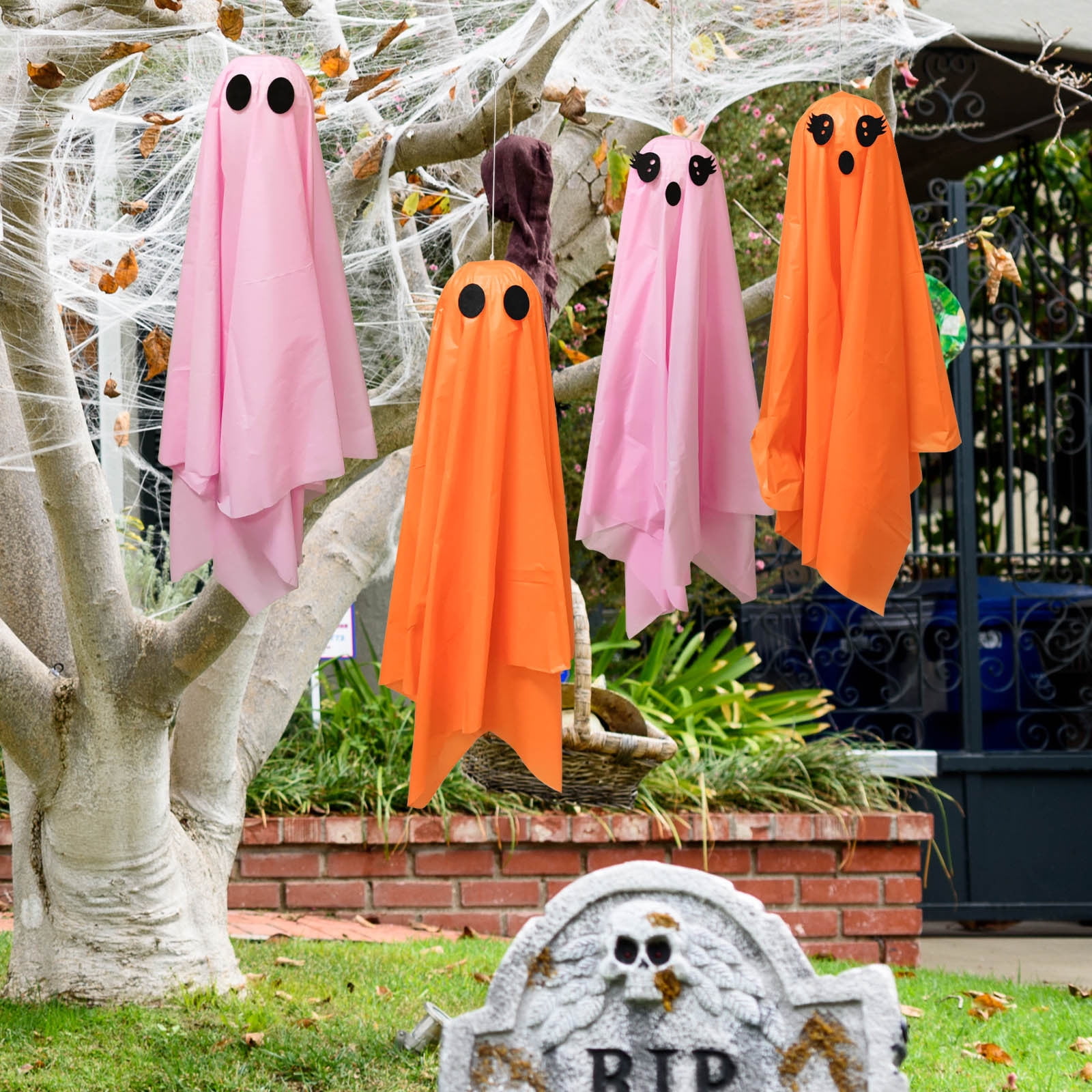 Scnor Halloween Hanging Decorations Party Supplies Ghost in Clearance ...