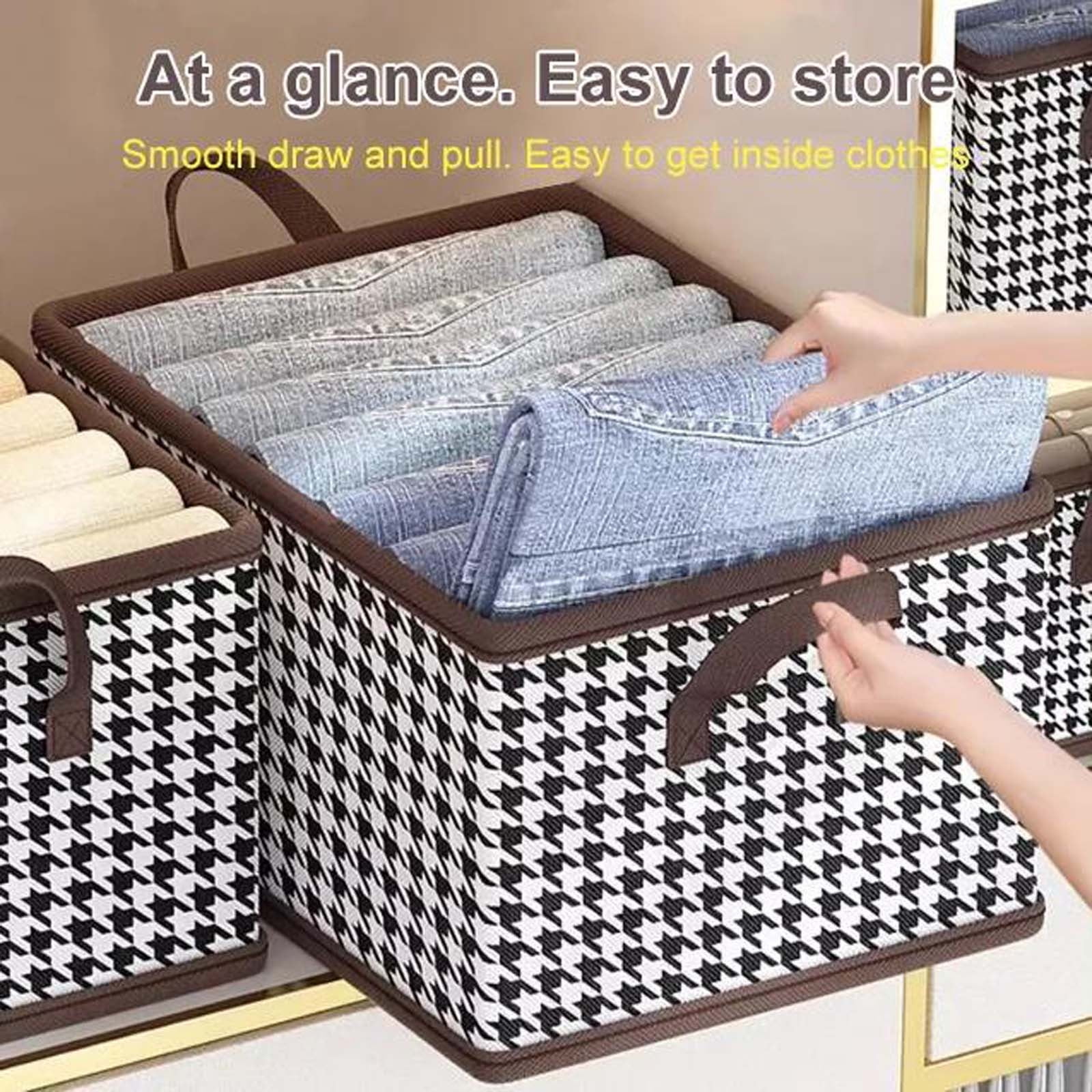 Scnor Storage Bags for Clothes,Fabric Closet Organizer,Foldable Cloth ...