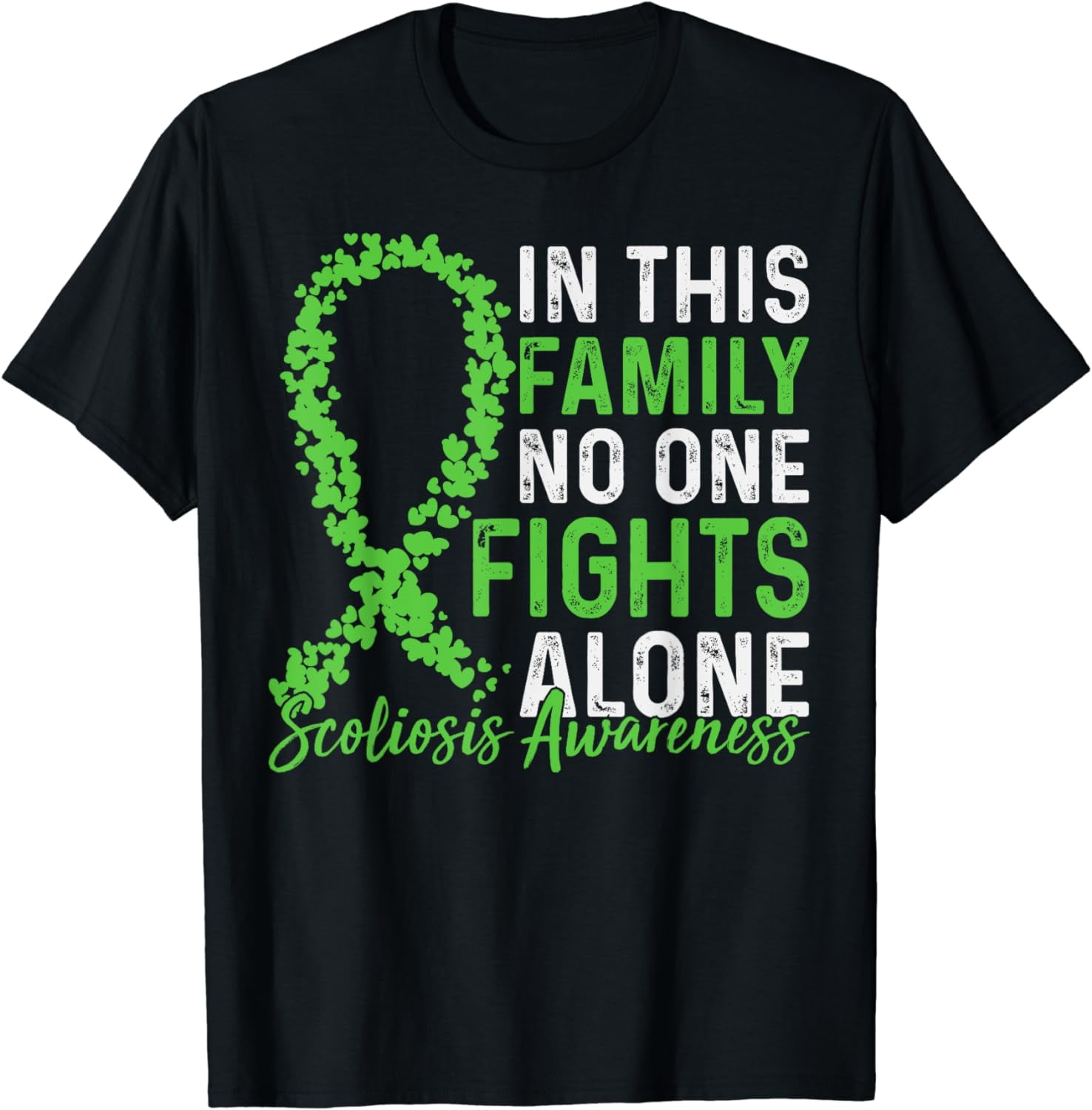 Scoliosis Warrior Surgery Recovery Scoliosis Awareness Cotton T-Shirt ...