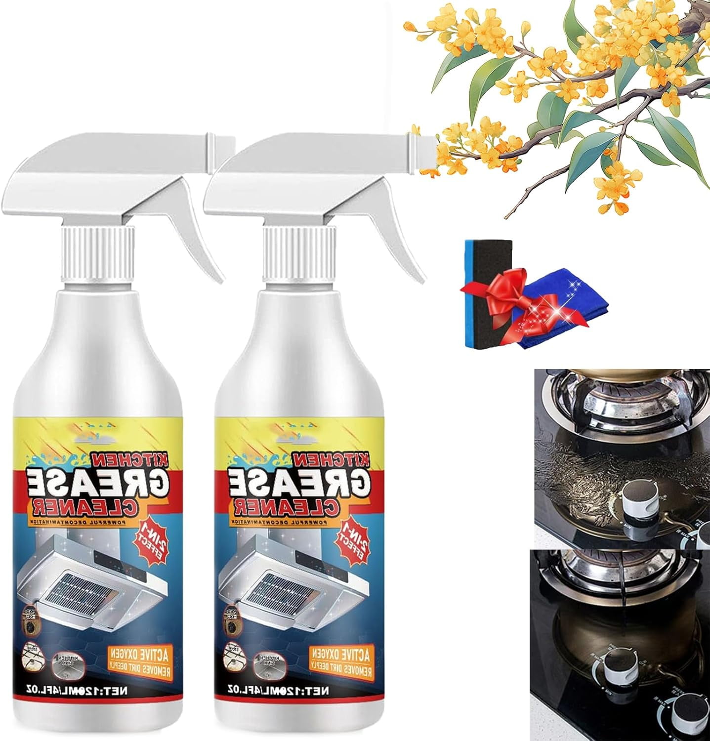 Scomeri Powerful Kitchen Grease Cleaner,Powerful Kitchen Grease Cleaner ...