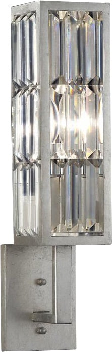 Sconce Wall ENCHANTMENT Modern Contemporary Silver Leaf Metal Multi ...