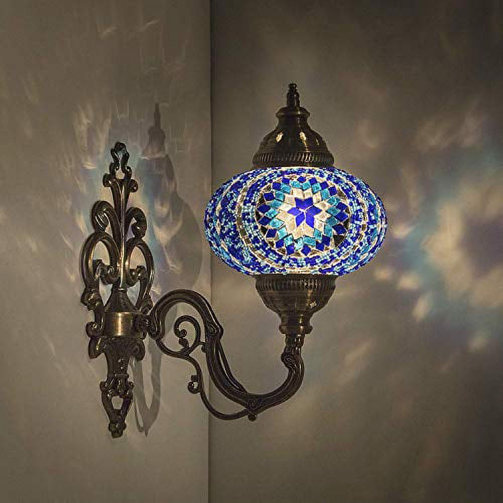 Sconces,Arabian Mosaic Lamps, Moroccan Lantern,Turkish Light, Mosaic ...