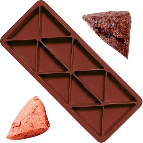 Scone Pan Silicone Molds,Scone Pans for Baking,12-Cavity Nonstick Large ...