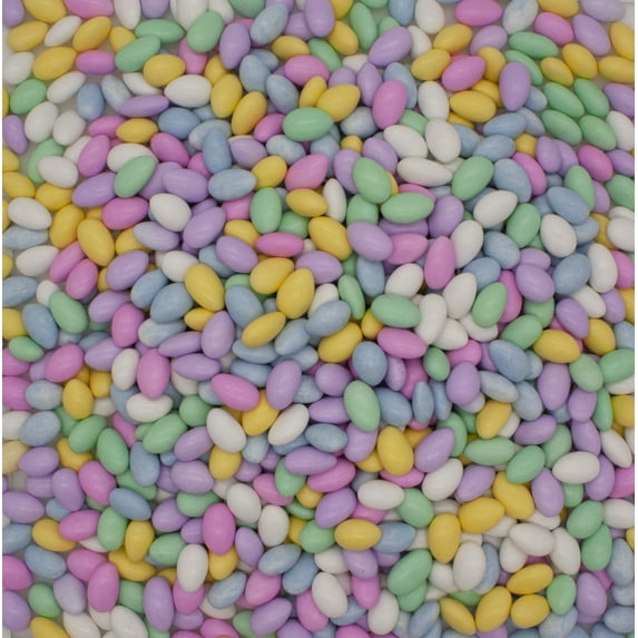 Sconza's Jordan Almonds Assorted - Almonds Coated with Hard Candy Shell ...