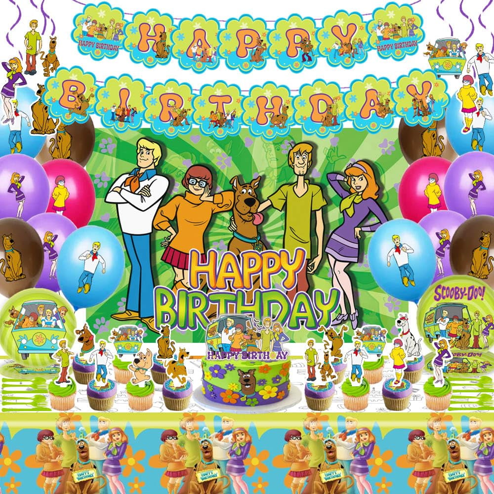 Scooby Dog Doo Birthday IFF17 Party Decorations Supplies, Including ...