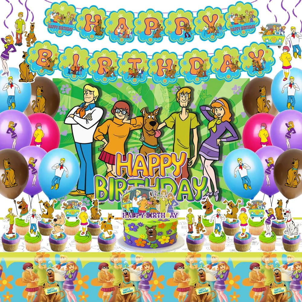 Scooby Dog Doo Birthday Party Decorations RST1 Supplies, Including ...