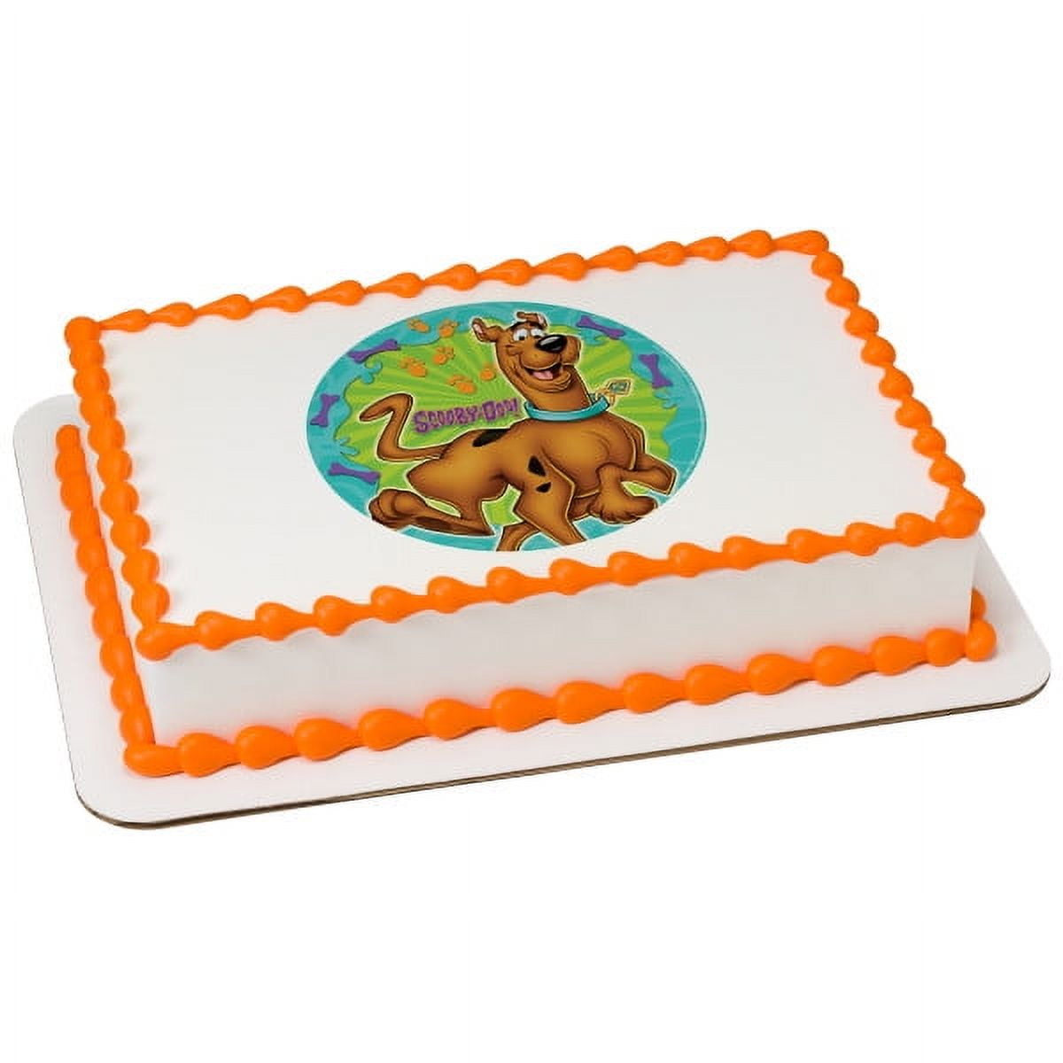 Scooby-Doo 1/4 Sheet Birthday Cake Topper, by MAK Creations Cake Supply ...