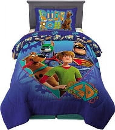 Scooby Doo Kids 4 Piece Twin Comforter Bedding Set - Walmart.com