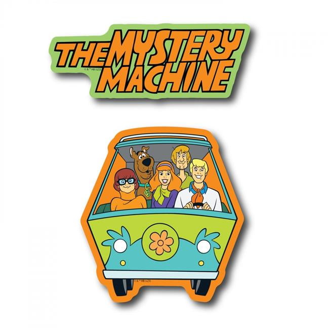 Scooby Doo 887420 The Mystery Machine Car Window Decal - Walmart.com