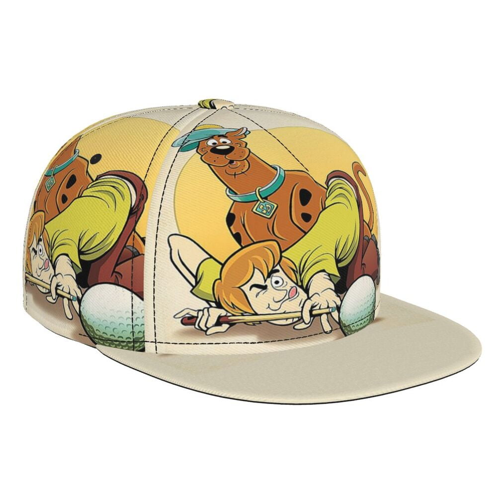 Scooby Doo Adjustable Flat Brim Baseball Cap Snapback Hat Hip Hop Caps ...