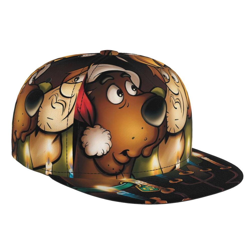 Scooby Doo Adjustable Flat Brim Baseball Cap Snapback Hat Hip Hop Caps ...