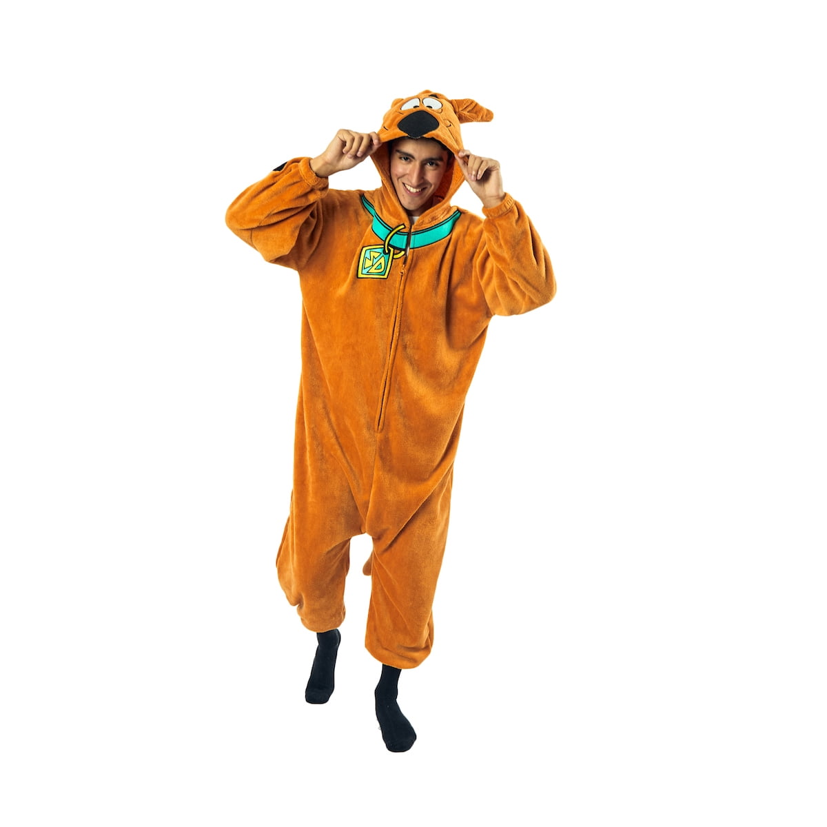 Bioworld, Scooby Doo Onesie Costume, Large, Hooded Kigurumi - Walmart.com