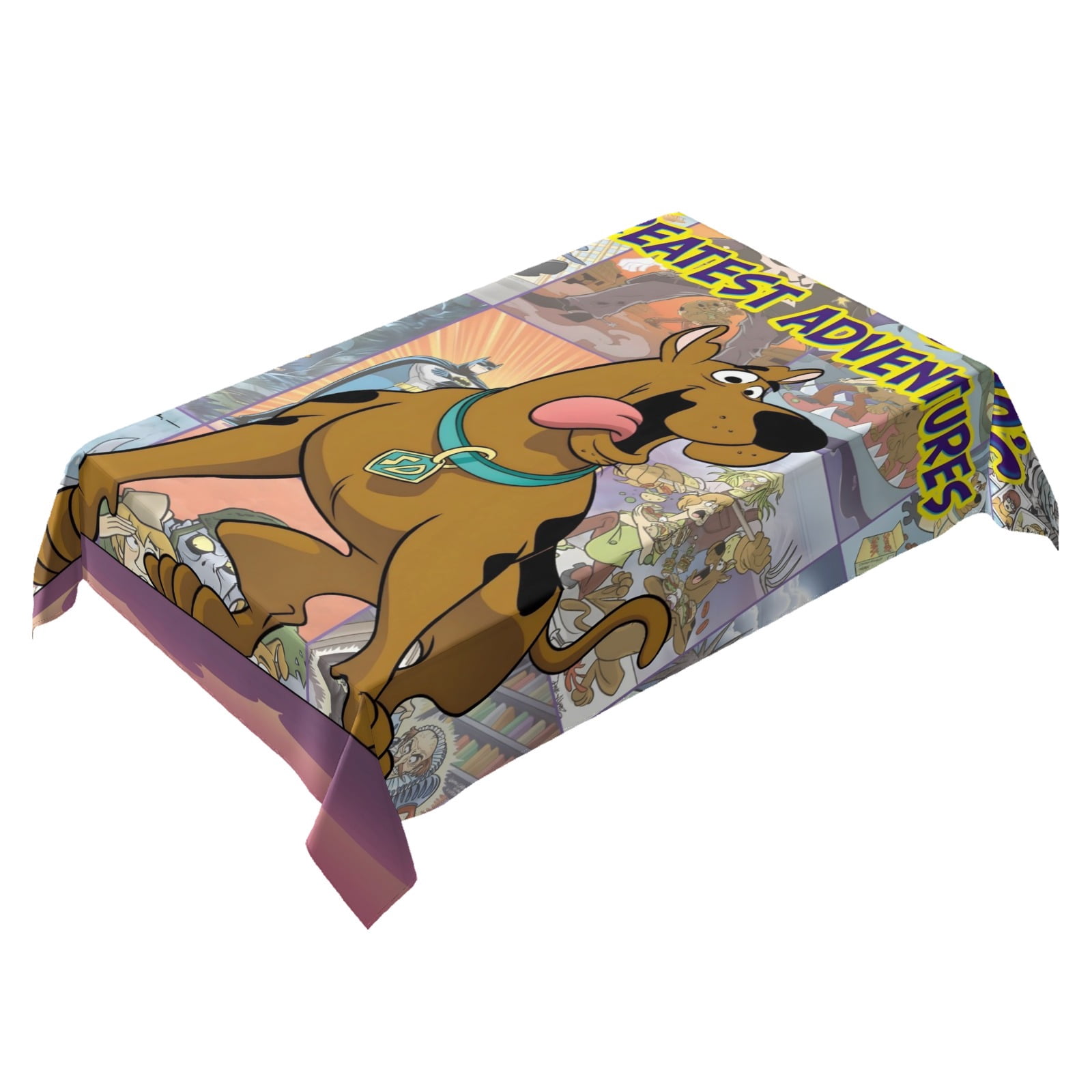 Scooby Doo Adventure-theme square tablecloth has an iconic print, fits ...