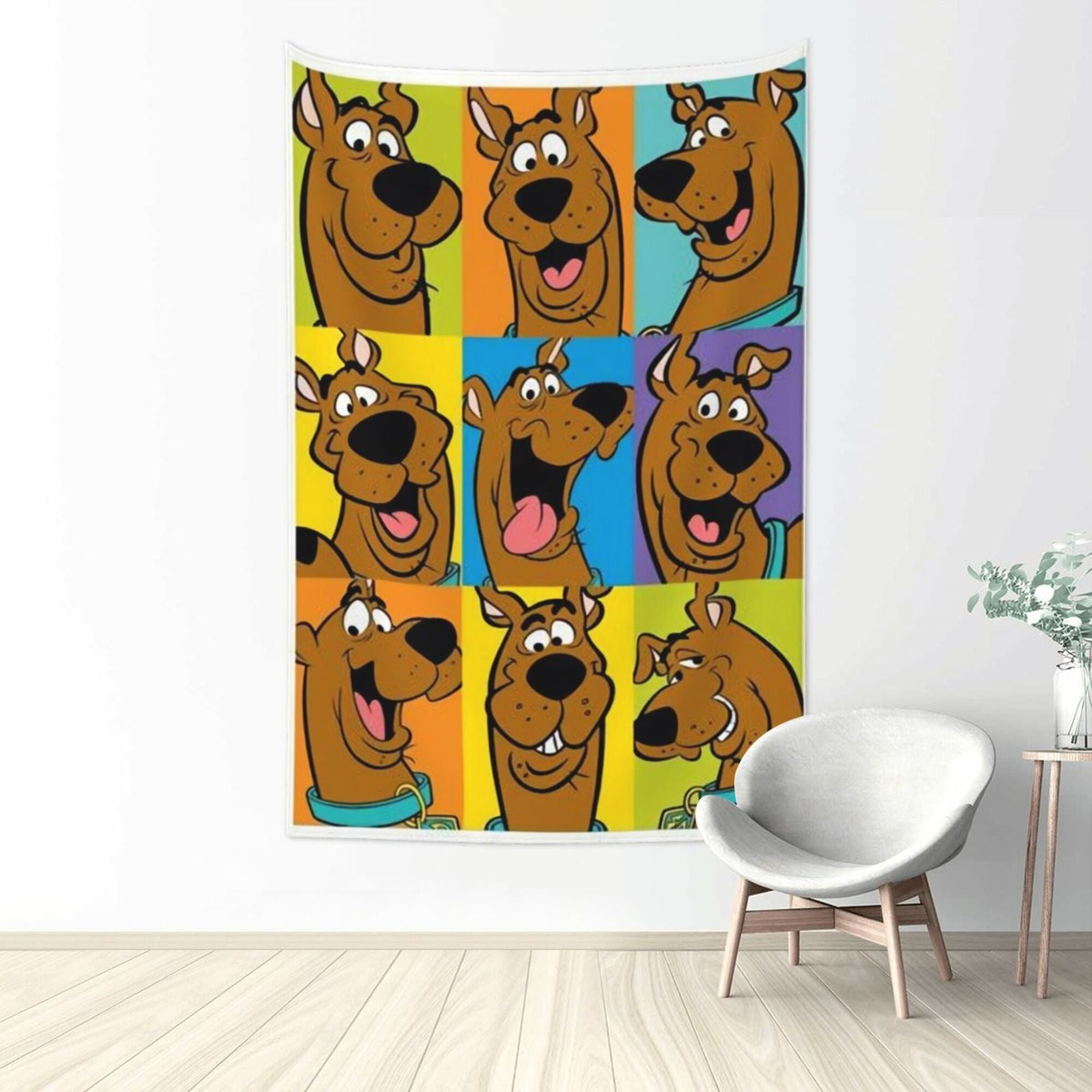 Scooby Doo Anima tapestry poster bedroom room decorated wall hanging ...