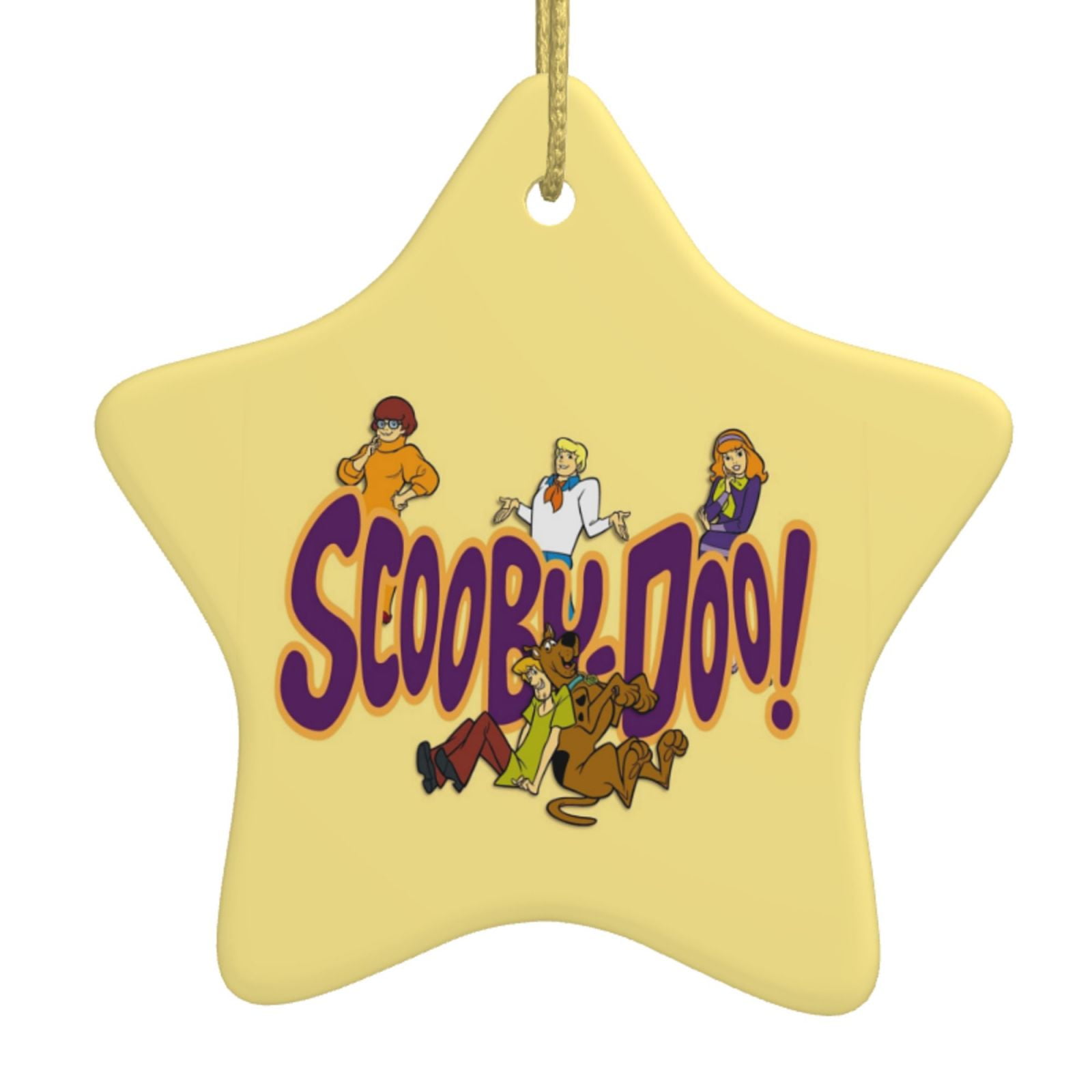 Scooby Doo Animated Christmas Ornaments Ceramic Star Christmas Tree ...