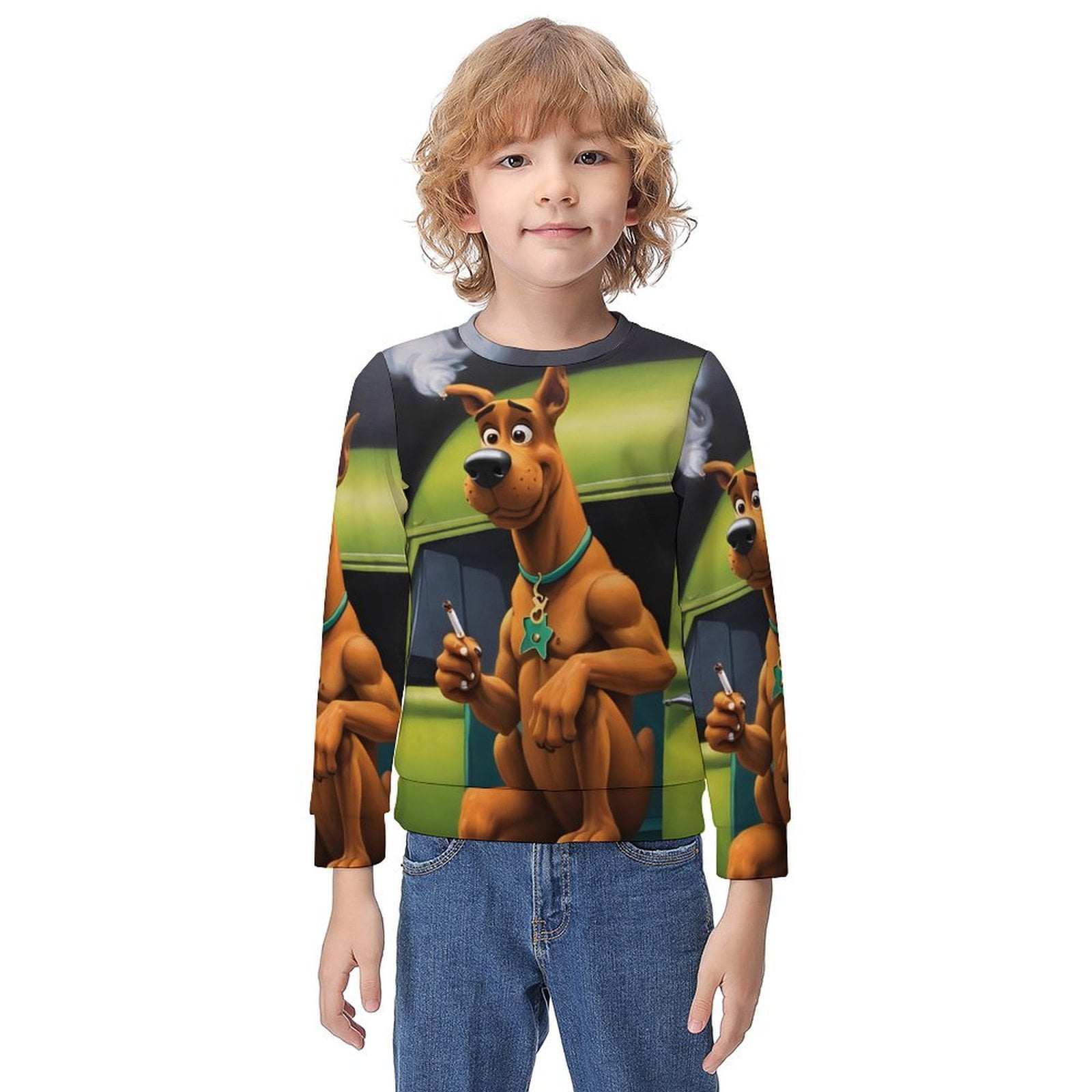Scooby Doo Animation Hoodie for Kids 3D Printed Pullover Sweatshirts ...