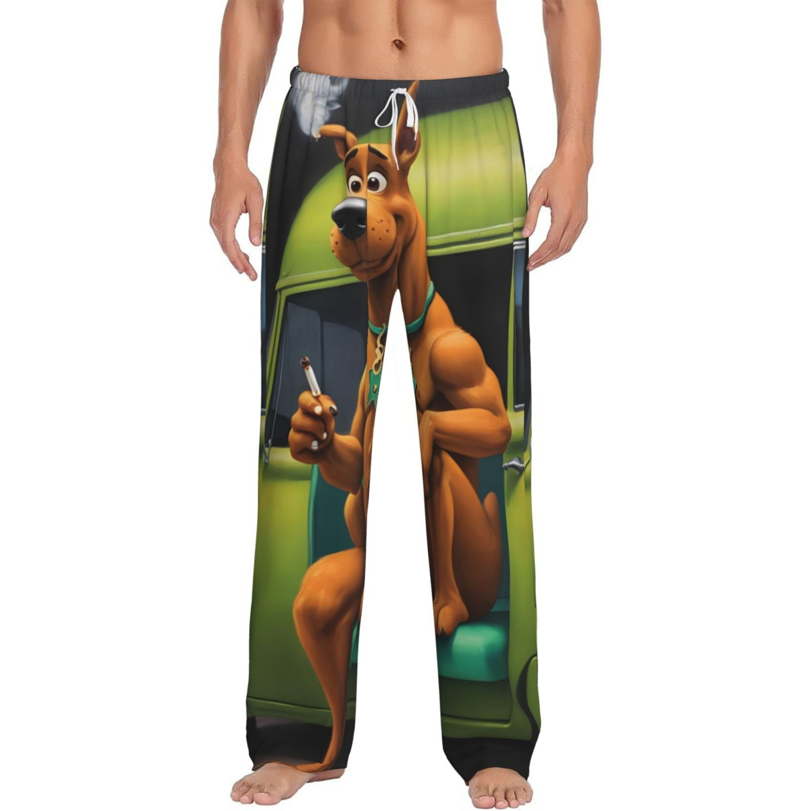 Scooby Doo Animation Men's Pajama Pants With Pockets Fashion Cozy Daily ...