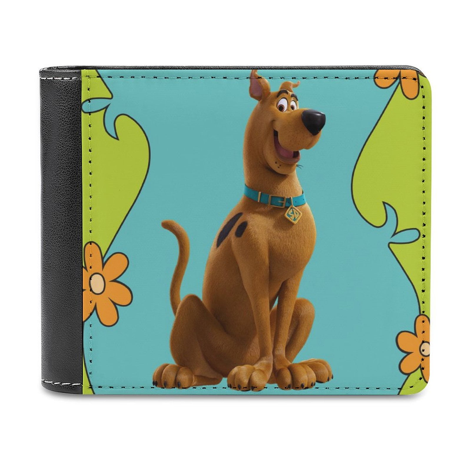 Scooby Doo Animation PU Leather Wallet With Card Slots Bifold Wallet ...