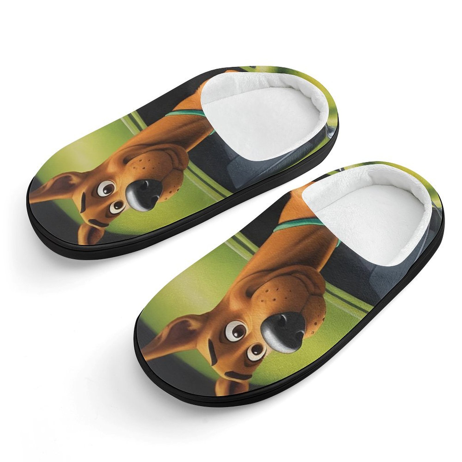 Scooby Doo Animation Soft Plush Slippers for Boys Girls Winter Warm ...